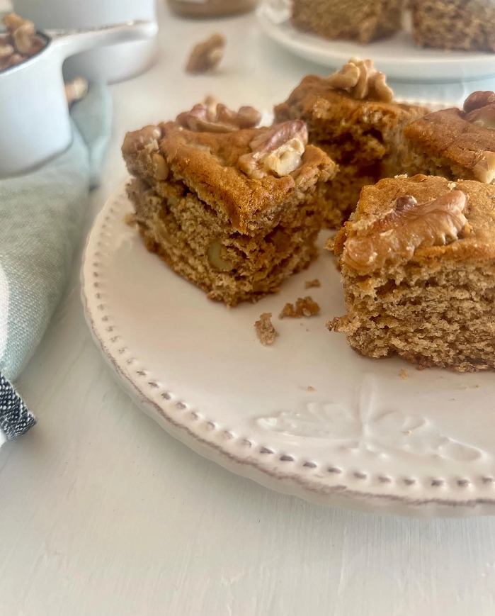 Queque plátano, miel y nueces - Loretta Cocina