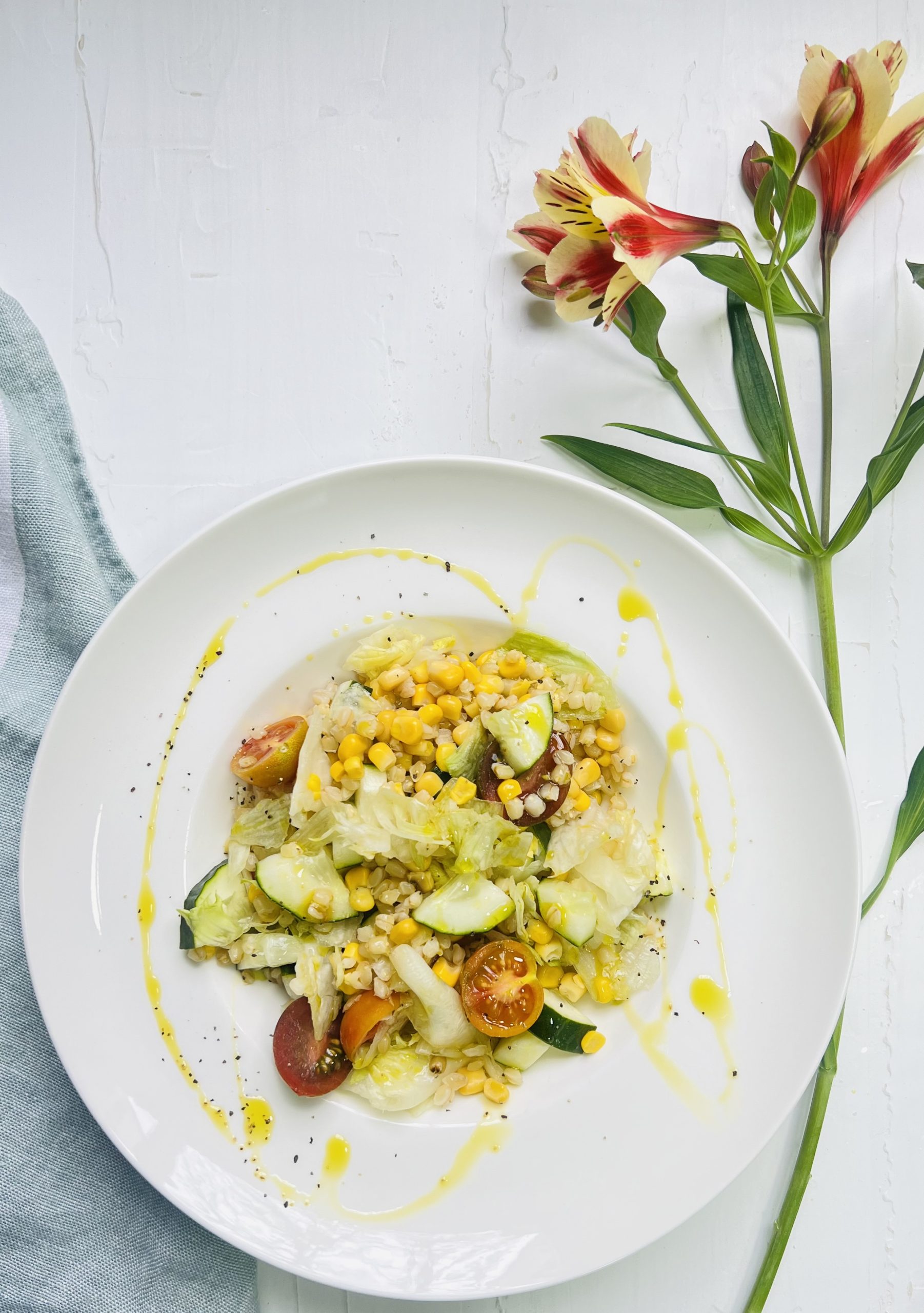 Ensalada de Mote a la Chilena - Loretta Cocina